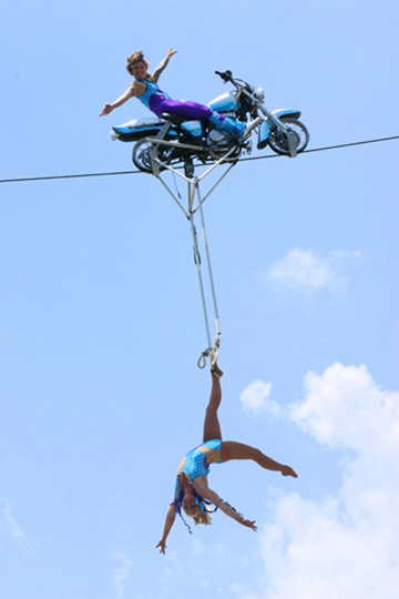 Framingham News - Circus Una Motorcycle Aerialists at Paramount HD